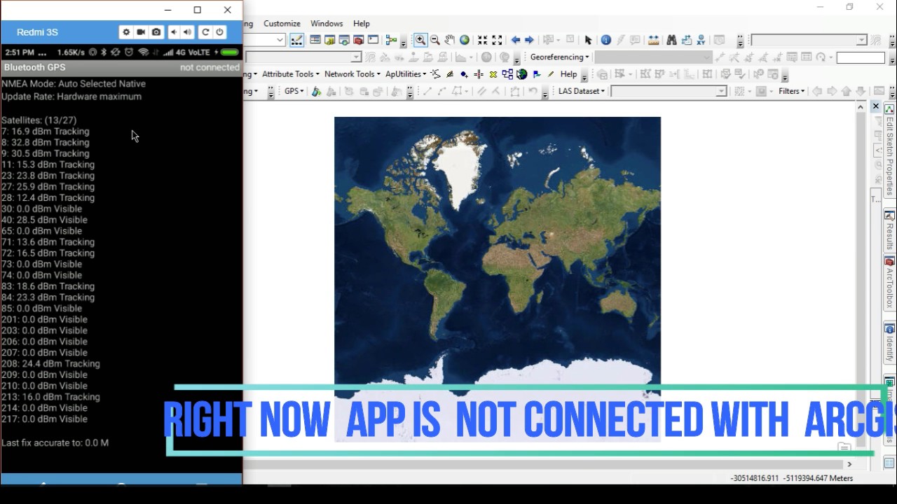 How to use mobile GPS in Arc Gis ? - YouTube
