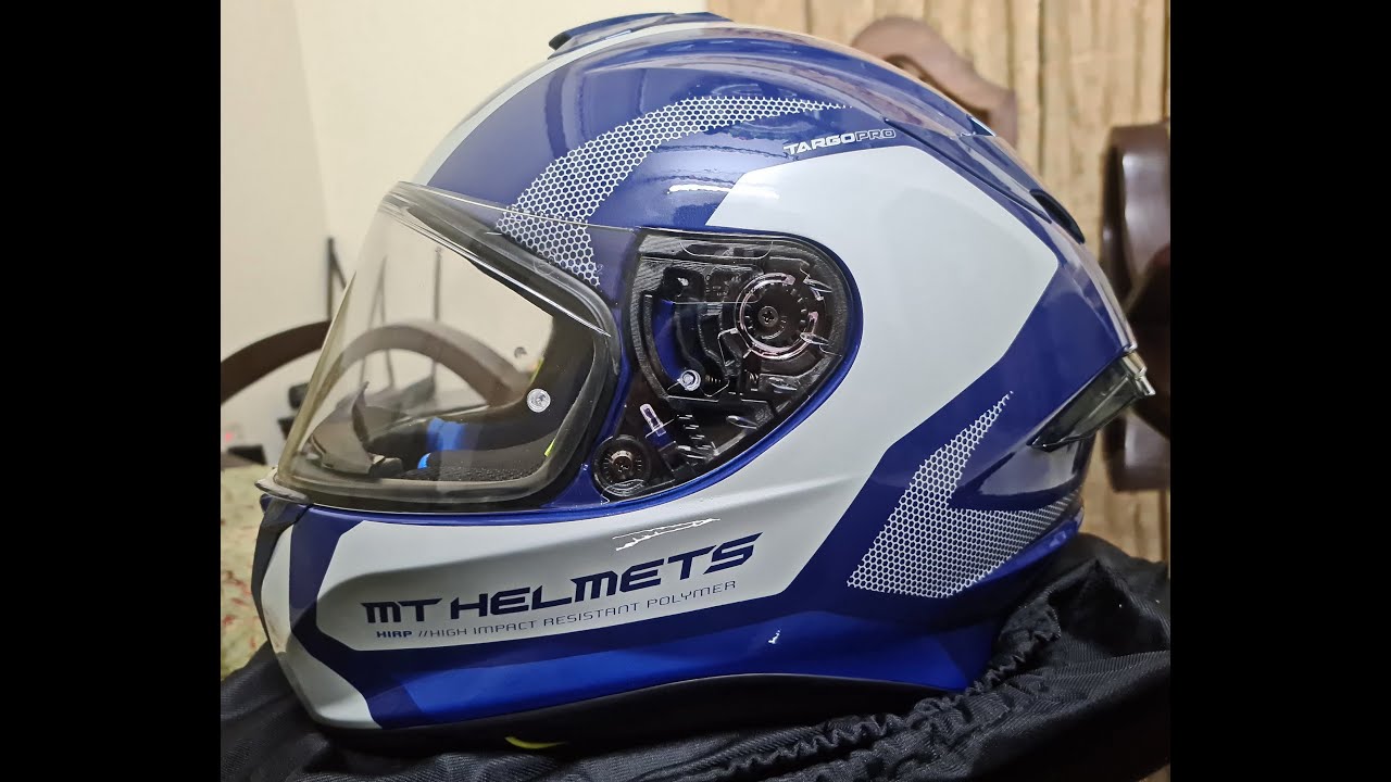 MT Targo Pro Both D7 Helmet Unboxing and First Impression - YouTube