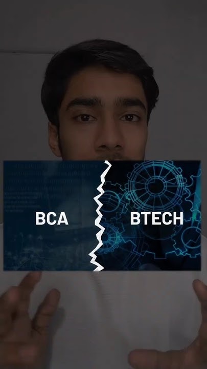 BCA vs BTech: Kisko Prefer Kare? 🫣 #BCA #btech - YouTube
