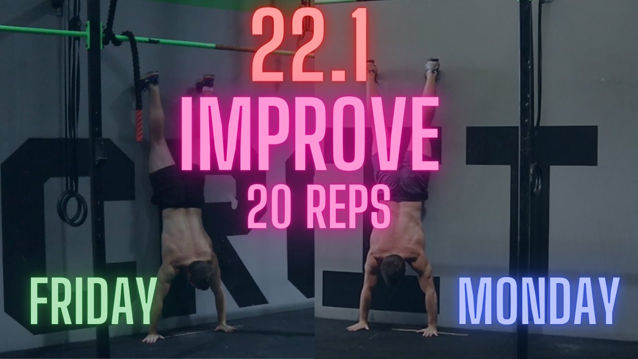 CrossFit Open Workout 22.1 (How I added 20 reps) - YouTube