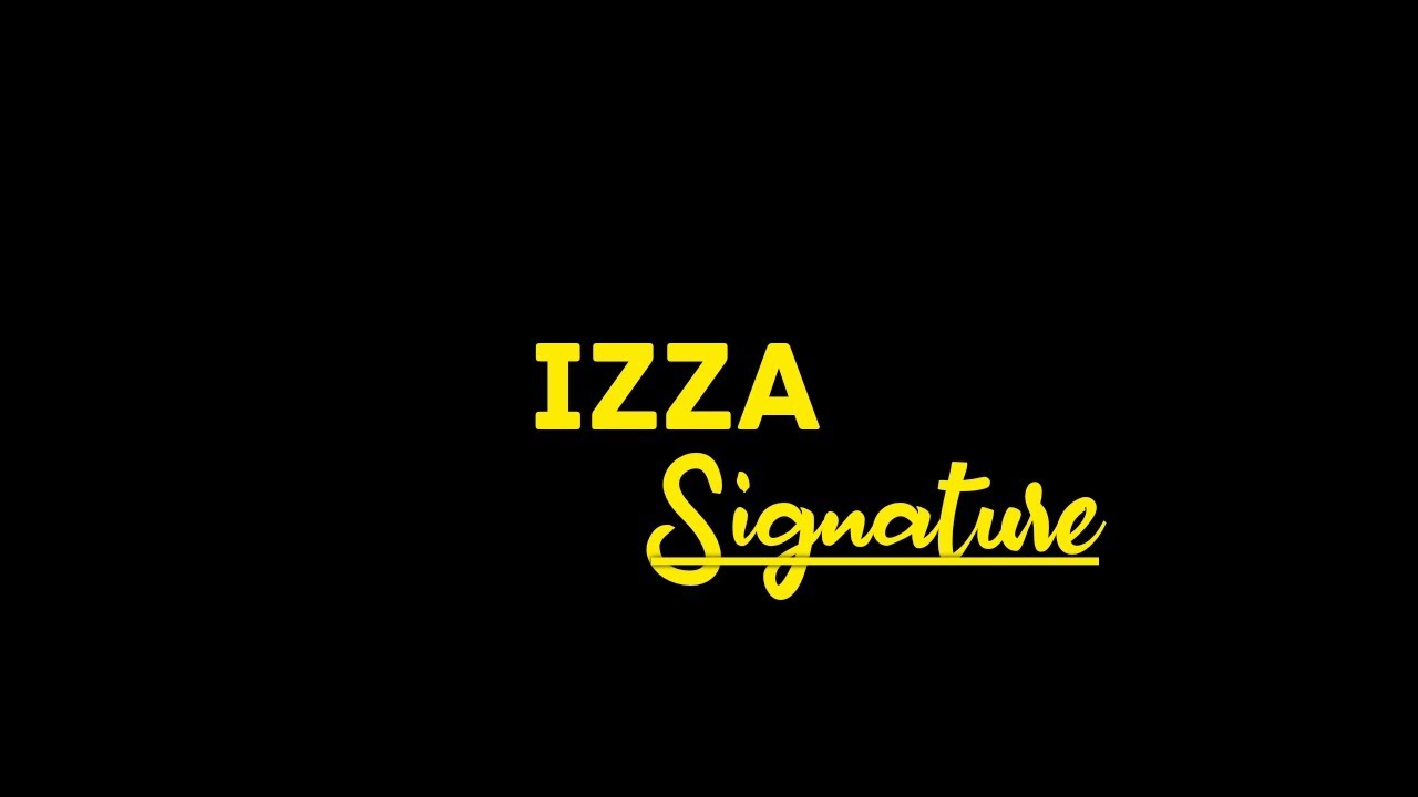 Izza Name Signature Style || Learn Your Signature - YouTube