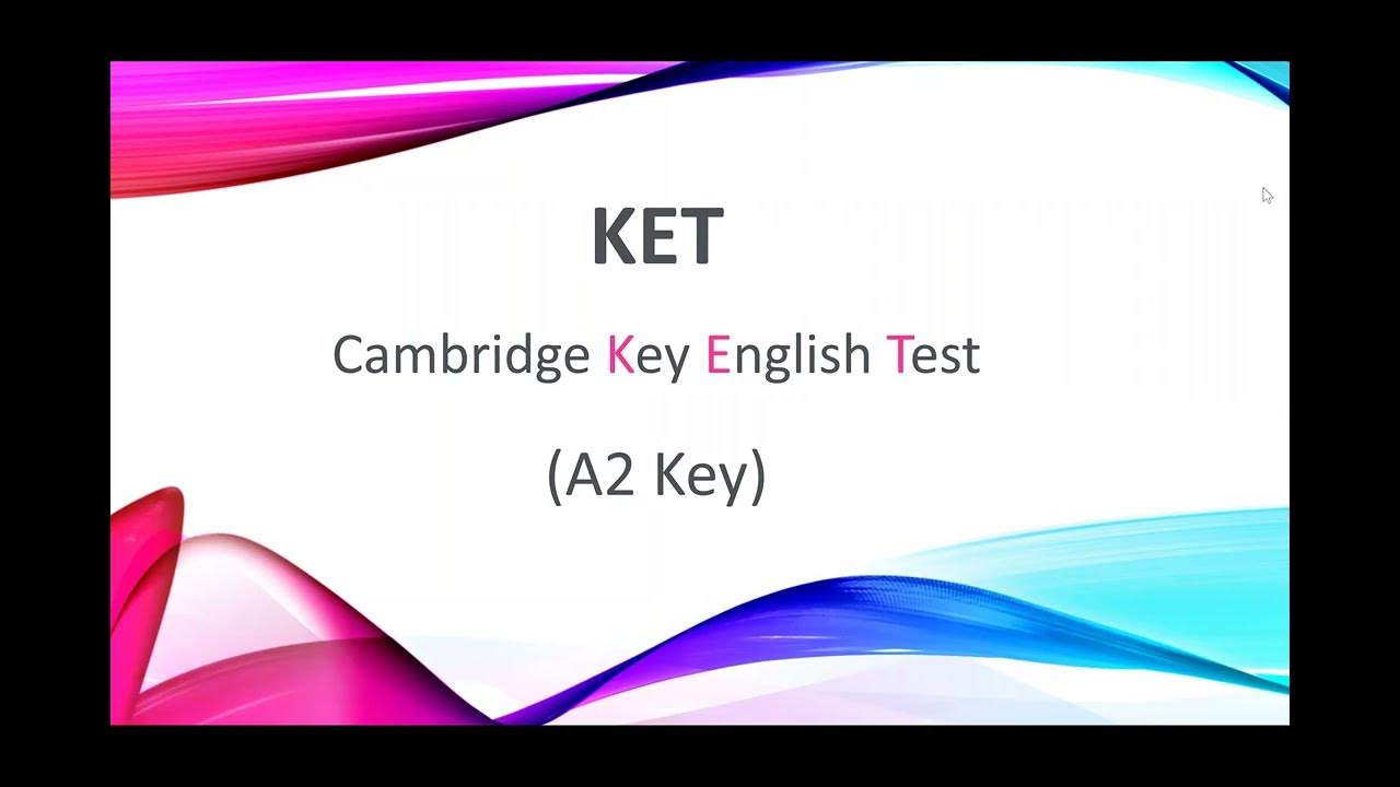 KET, A2 Key, Cambridge exam, Reading and Writing explanation - YouTube