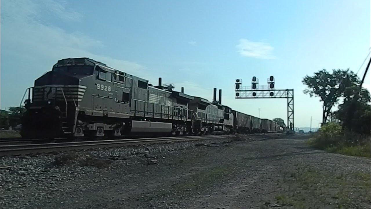 NS 9928 Leads Mixed Freight - 5/16/2023 - YouTube