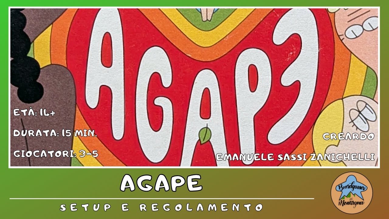 Agape - setup e regolamento in italiano (tutorial) BOARD GAME - YouTube