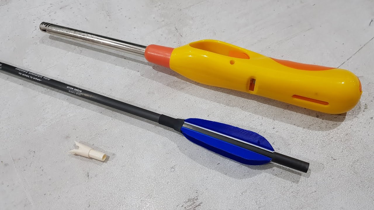 How to install Vermil nock on carbon shaft (without risk of hairline ...