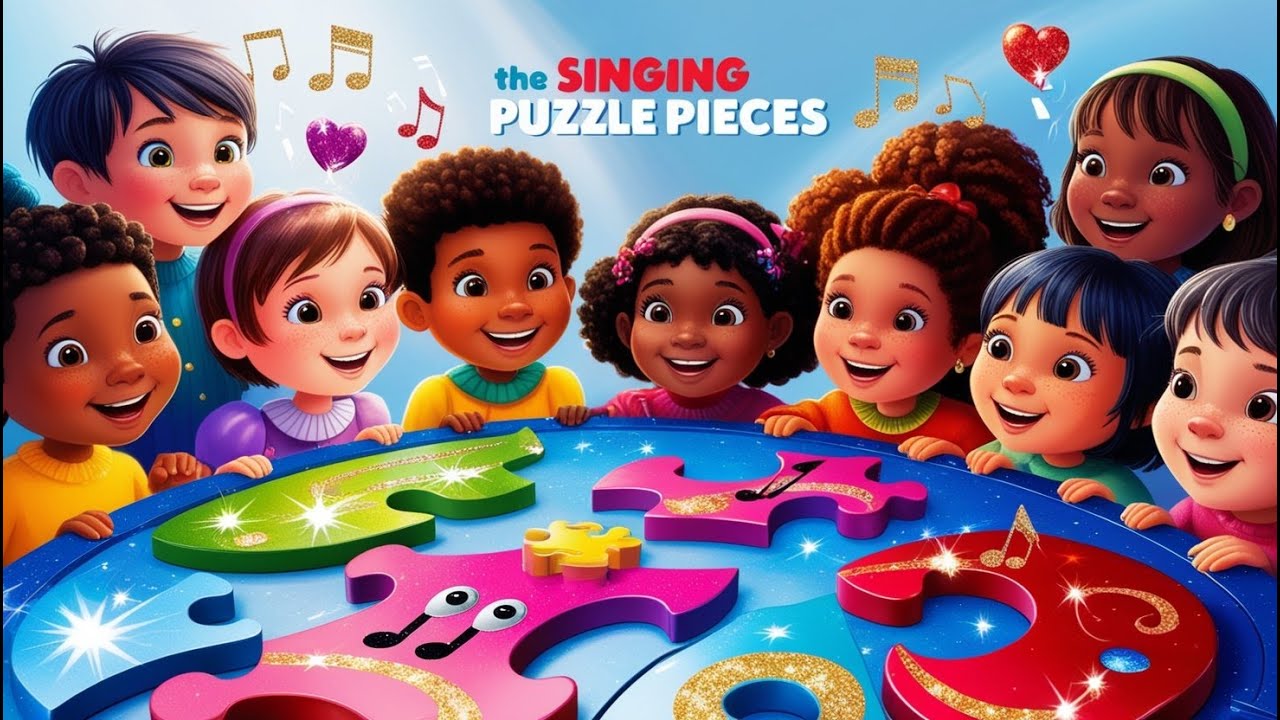 "The Singing Puzzle Pieces" is a delightful and fun children’s song ...