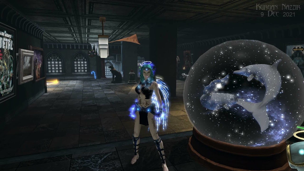 DCUO - Space Dolphin Snowglobe (Season's Greedings 2021) - YouTube