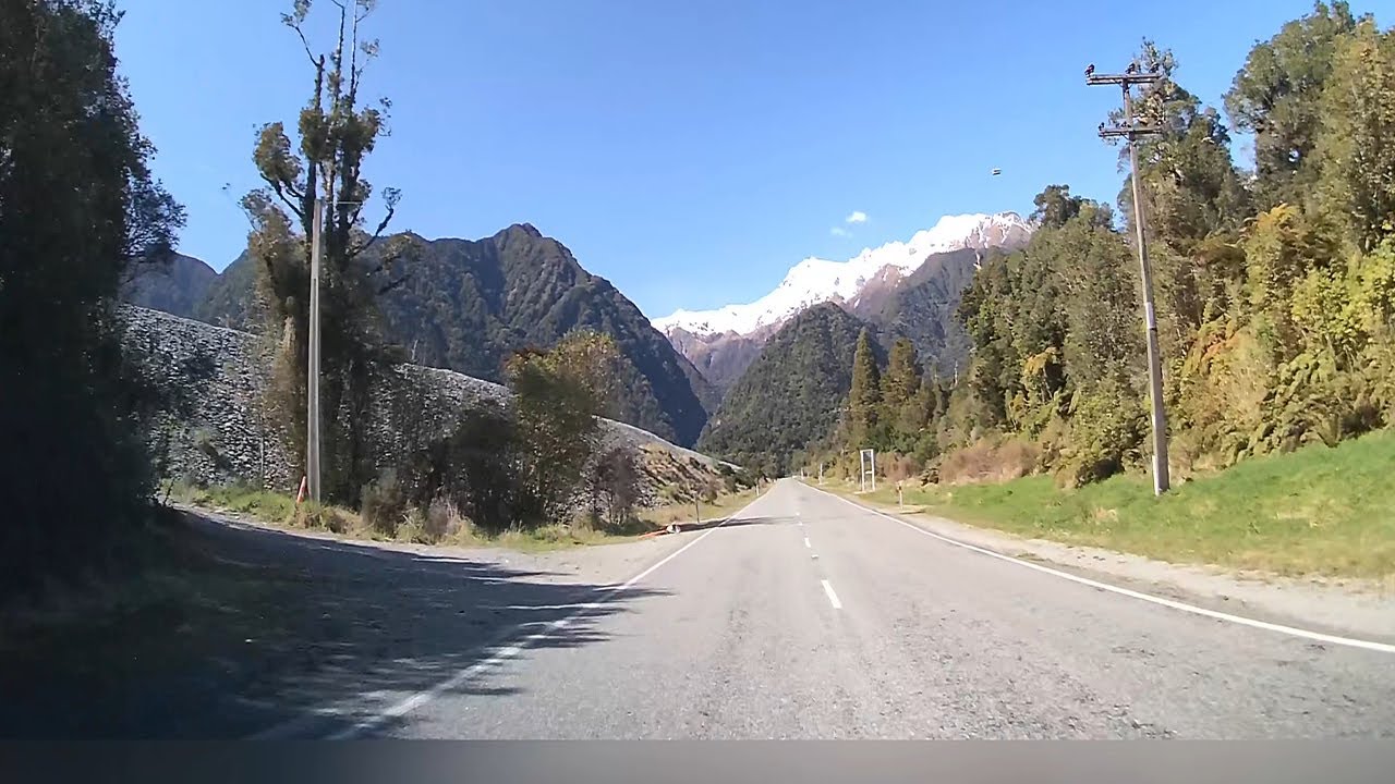 Driving SH6 from Fox Glacier to Franz Josef | Scenic 4K New Zealand ...