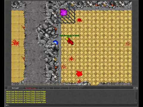 Tibia Arena Scrapper mode at level 33 MS - YouTube