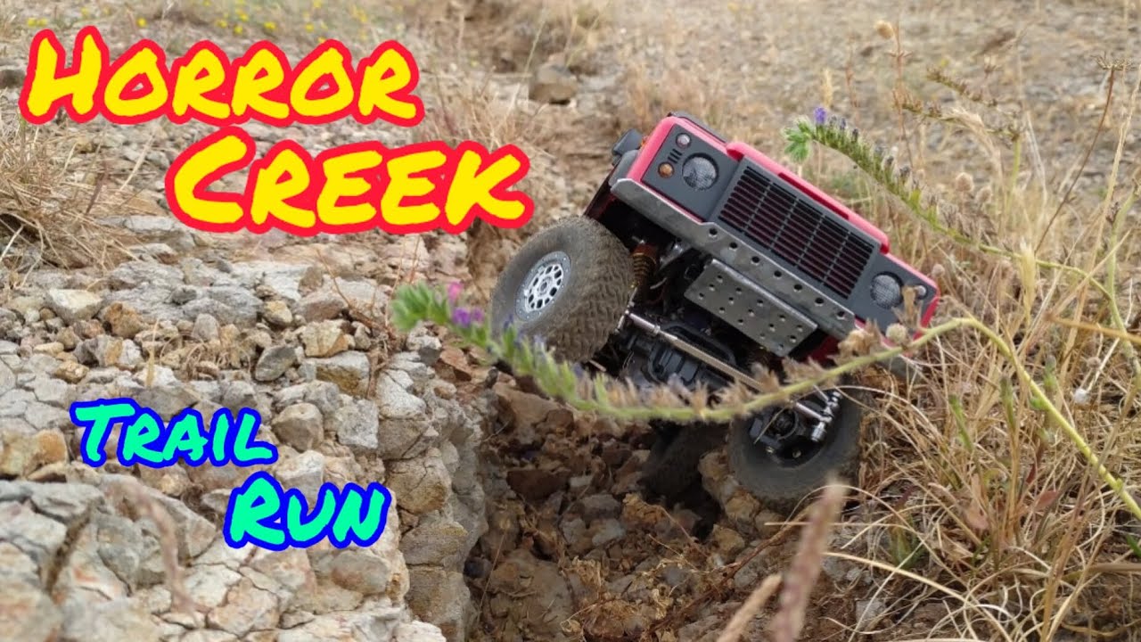 Trail Run with Defender 90 In"Horror"Creek Off Road Crawler MN90 D90 ...