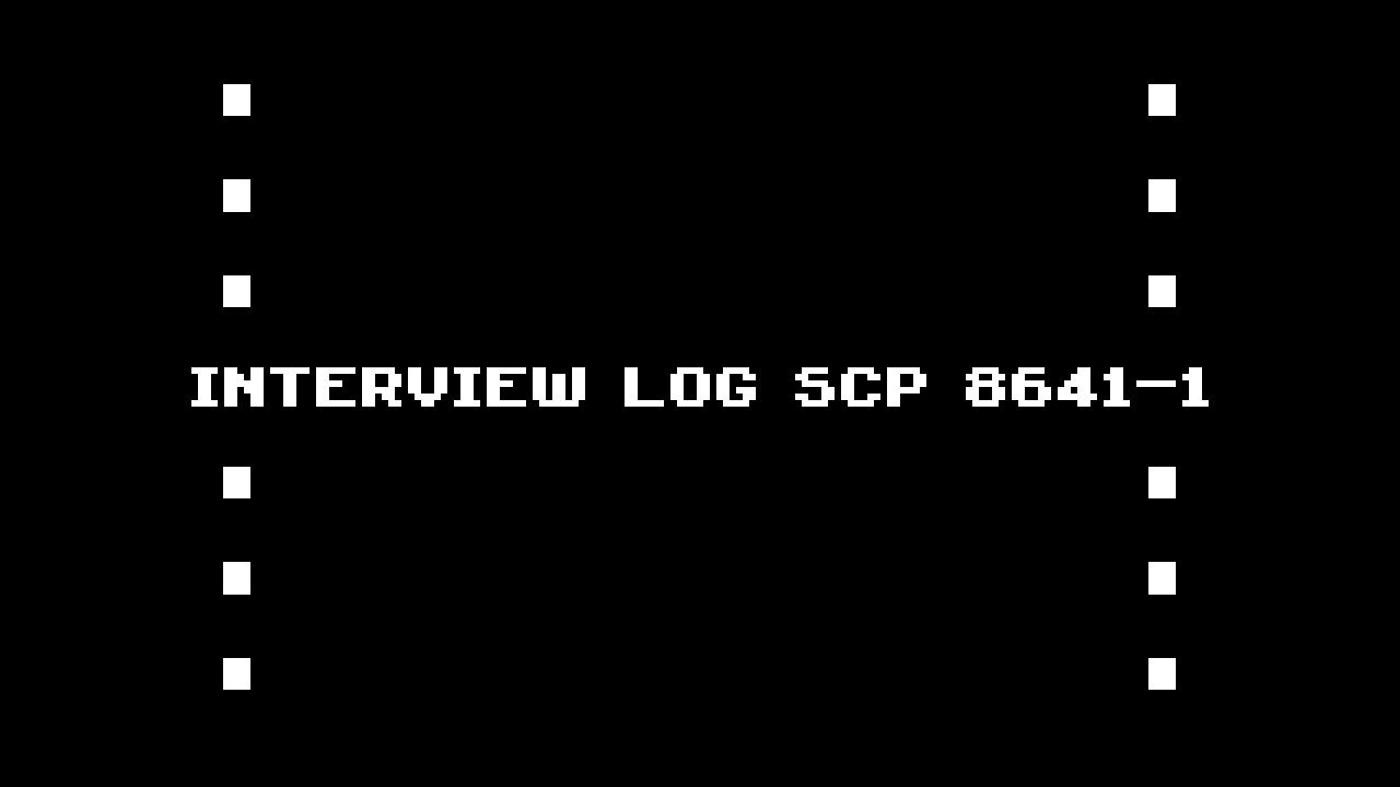 INTERVIEW LOG SCP 8641-1 - YouTube