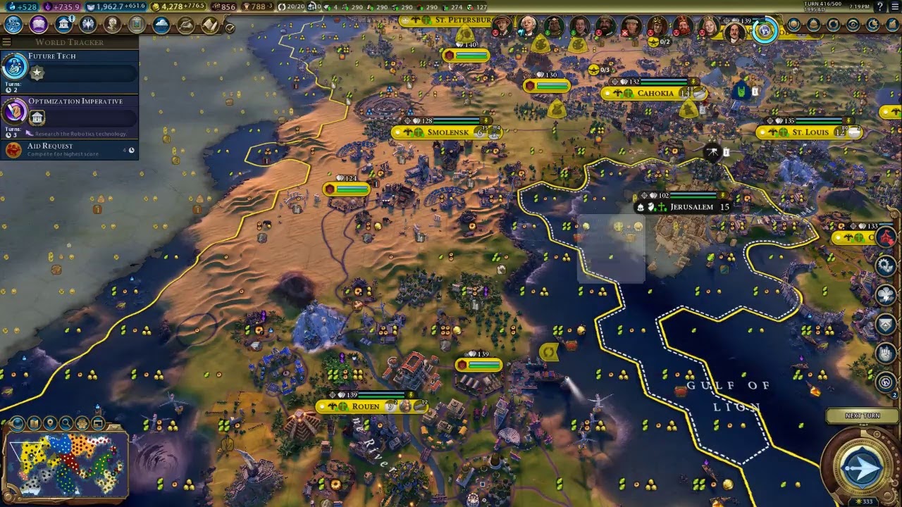Civilization VI (Gatherung Storm): Let's play Russia (Part 5) - YouTube