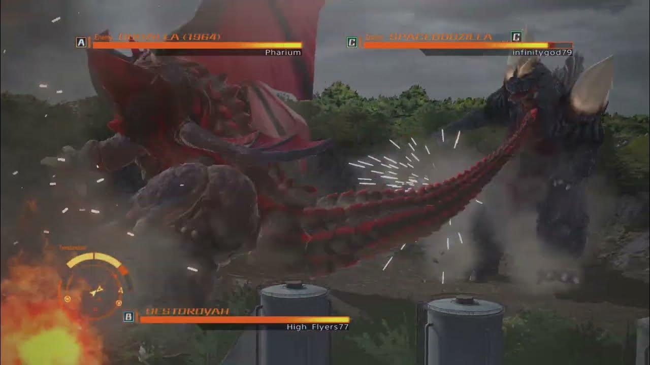 GODZILLA PS5 4K HDR - Destoroyah vs Spacegodzilla and Showa Godzilla - YouTube