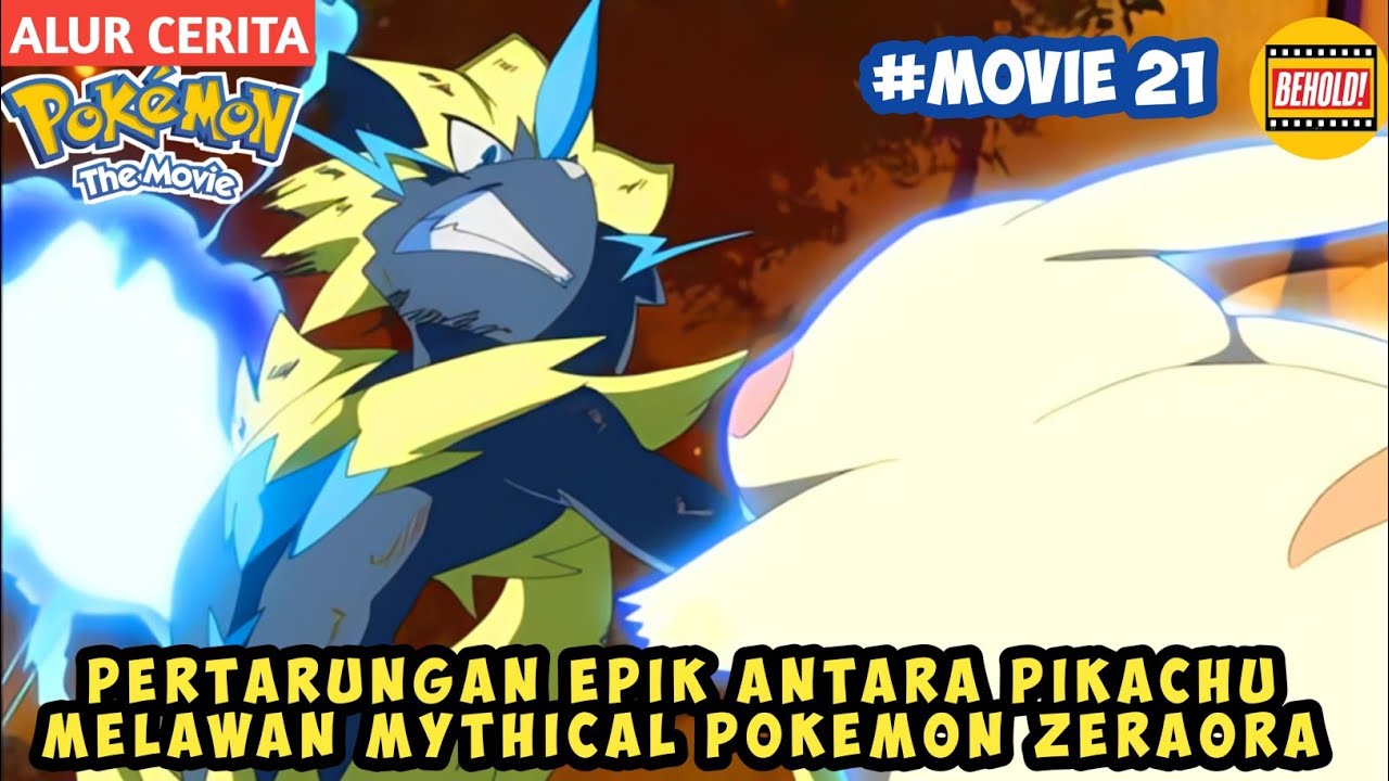 Ketika Pikachu Bertarung Melawan Mythical Pokemon Zeraora - Alur Cerita ...