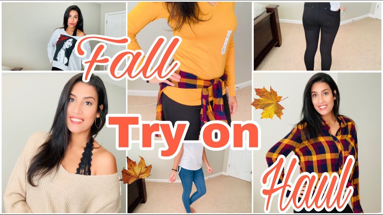 Fall Try On Haul 2018 - YouTube