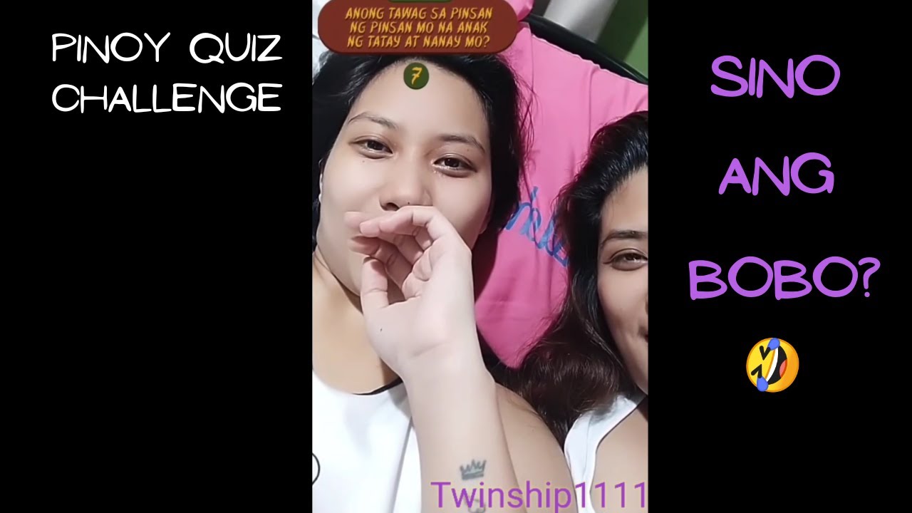 SINO ANG BOBO? | PINOY QUIZ CHALLENGE | Twinship1111 - YouTube