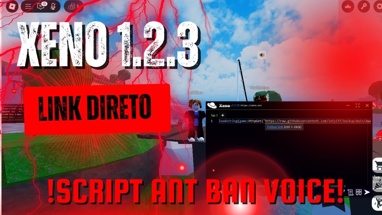 EXECUTOR XENO 1.2.3 ATUALIZADO + LINK DIRETO + ANT BAN MIC + MIC UP SCRIPT 99% UNC - YouTube