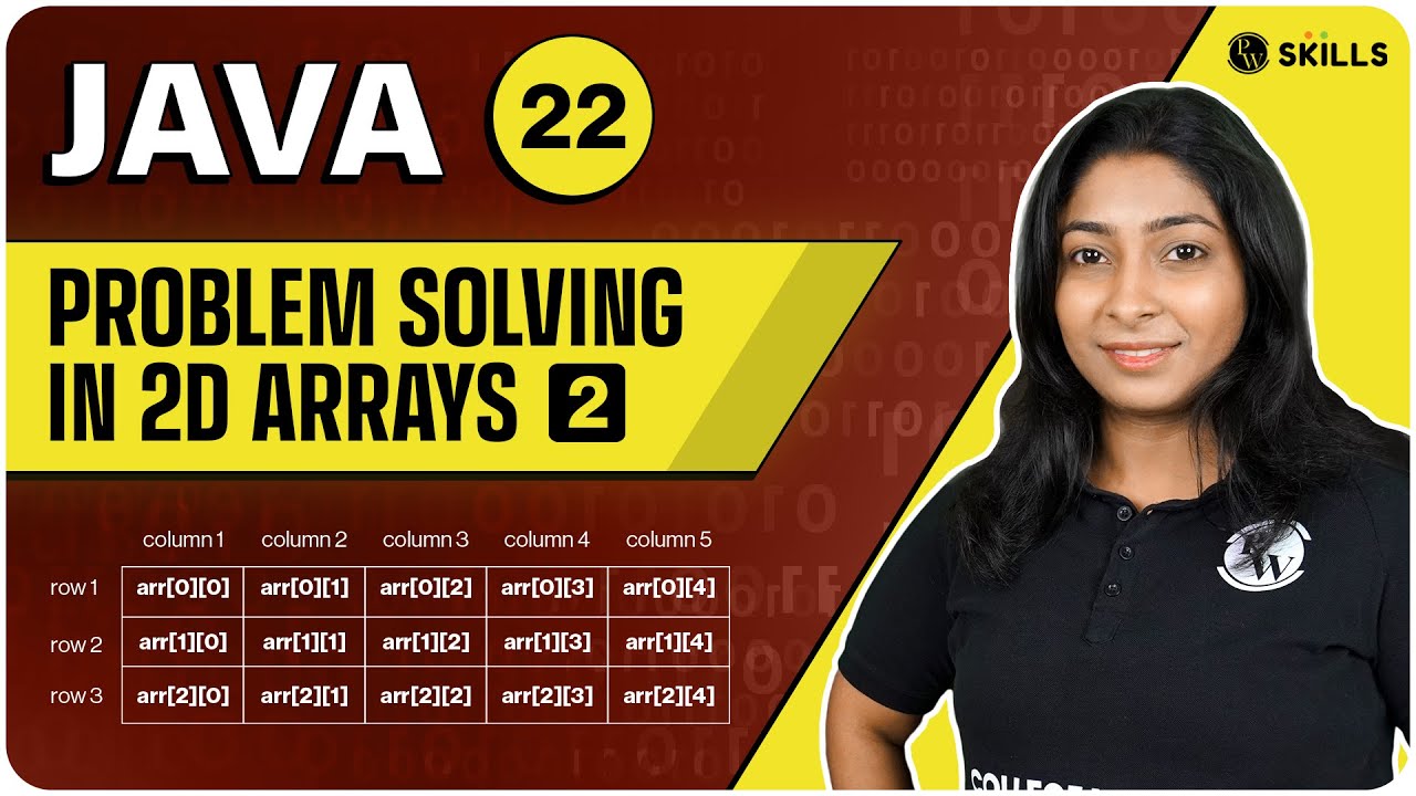 2d Arrays Problem Solving 2 Spiral Matrix Traversal And Generation Lecture 22 Java And Dsa
