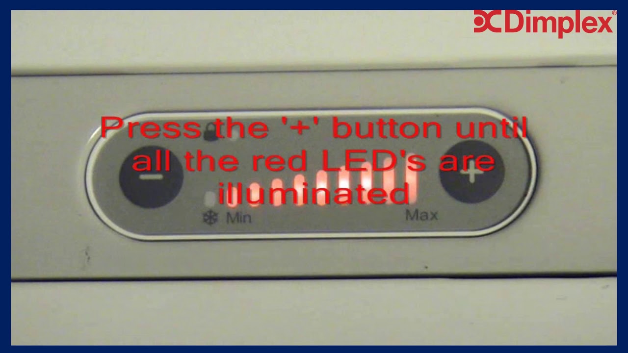 Dimplex Duo storage Frost protection - YouTube