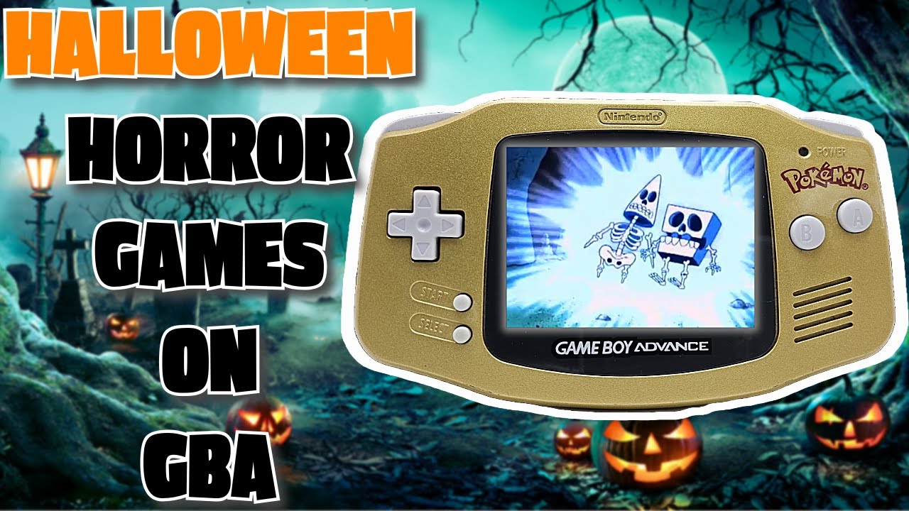 Horror Halloween Games on the Gameboy Advance - YouTube