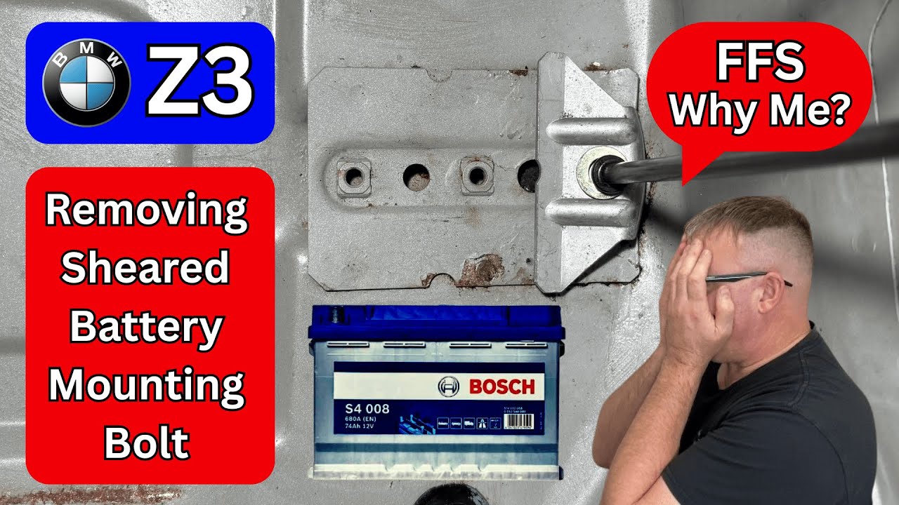 Extracting Sheared Broken Battery Securing Bolt From Boot Floor - 1999 ...