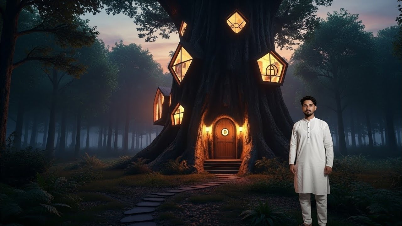 Building a Secret Cabin in the Jungle - This Man Created a Mini Home ...