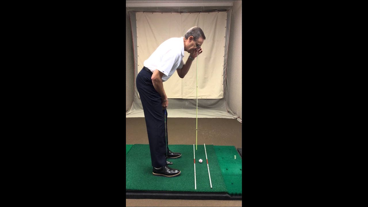 Putting tip, Down the line, set up and address position. - YouTube