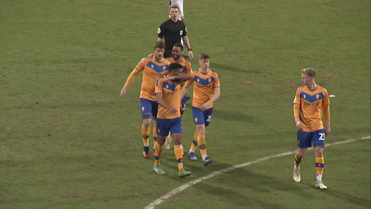 Andy Cook scores the third goal against Bradford - YouTube