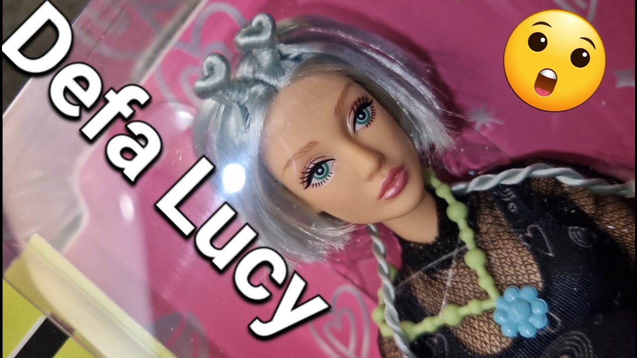 Defa Lucy Y2k Millennium Style Fashion Short Blue Haired articulated doll Unboxing and Review ...