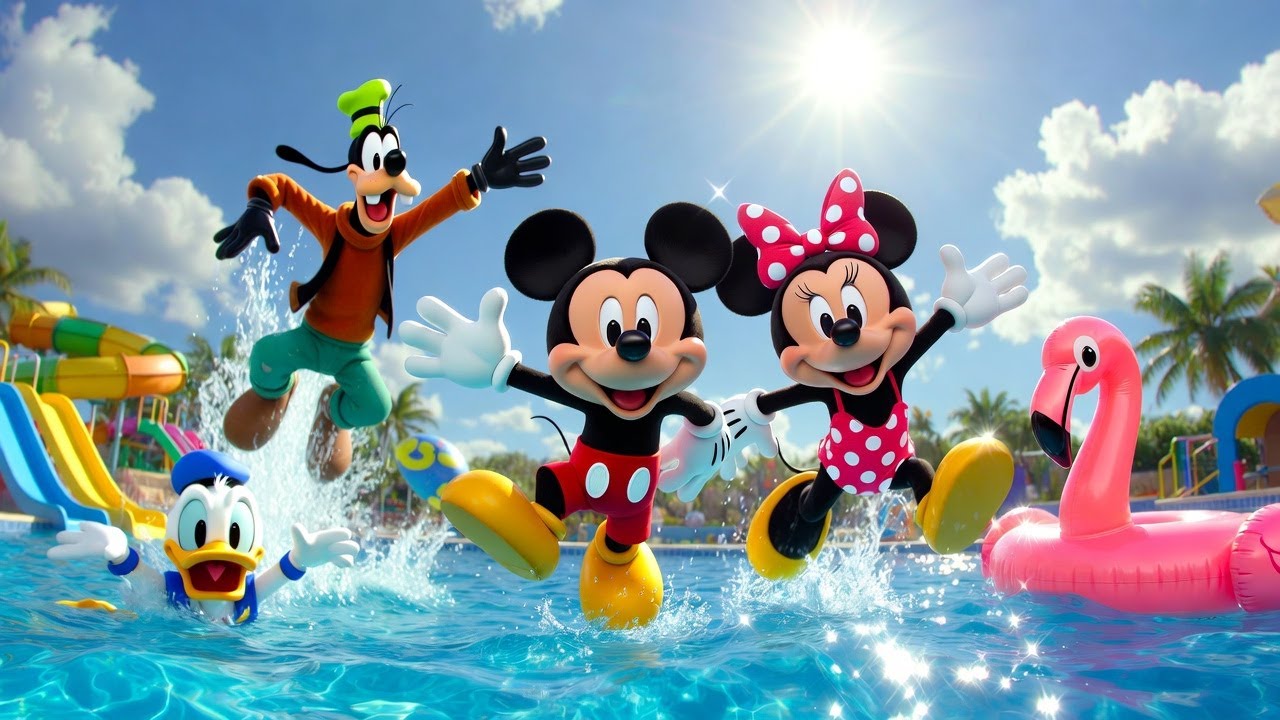 Mickey and Friends Pool Party Chaos! 🎉💦 Episode 3 #mickeymouse # ...