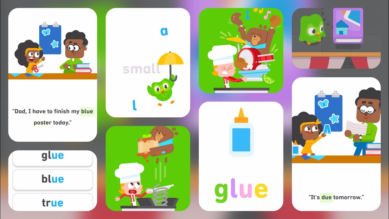 Duolingo abc: ue #duolingo #english #ingles #inglés #abcd #library # ...