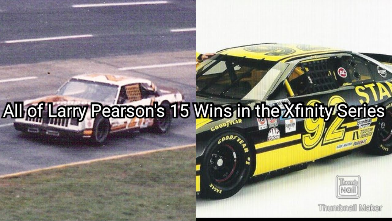 All of Larry Pearson's 15 Wins in the Xfinity Series - YouTube