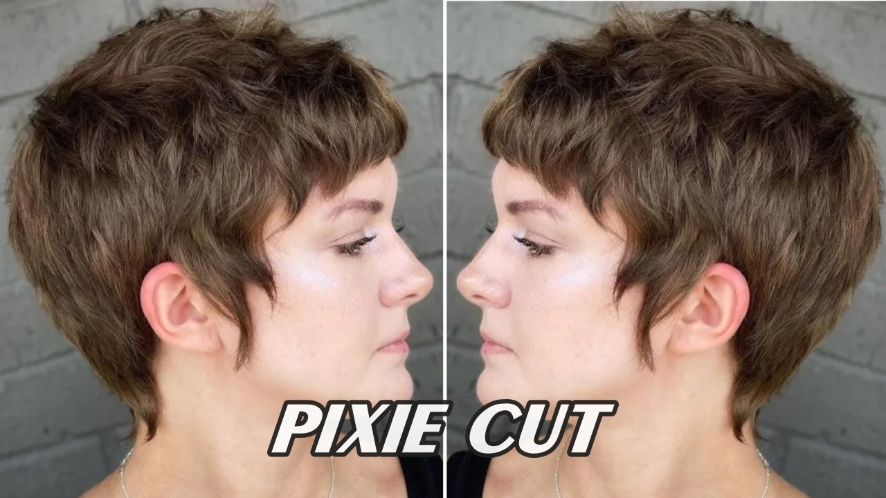Classy Short Pixie Cut for Curly Hair (Step-by-Step) | Professional ...