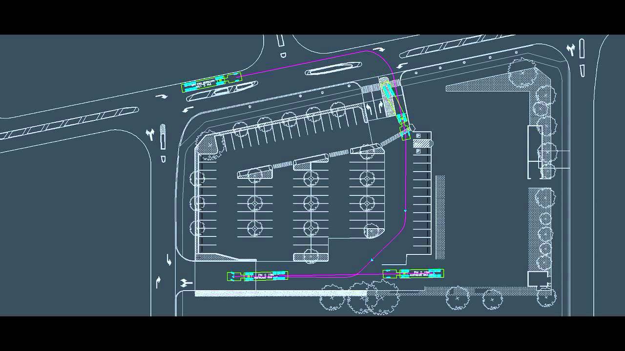 Dynamic Truck Swept Path Assessment - YouTube
