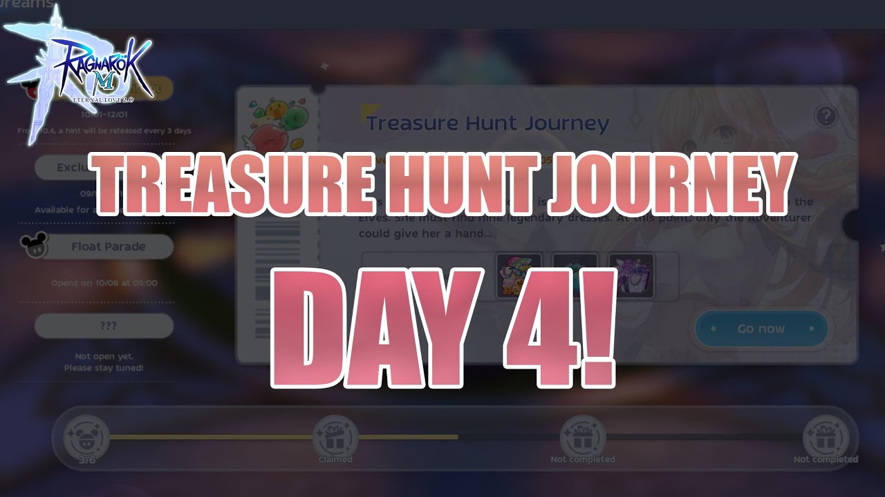DAY 4! TREASURE HUNT JOURNEY WALK-THROUGH | ROM x DISNEY COLLAB EVENT ...