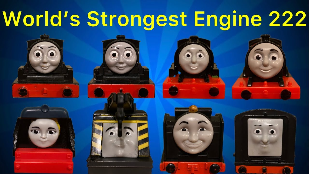 Thomas & Friends World’s Strongest Engine 222 Black Engines - YouTube