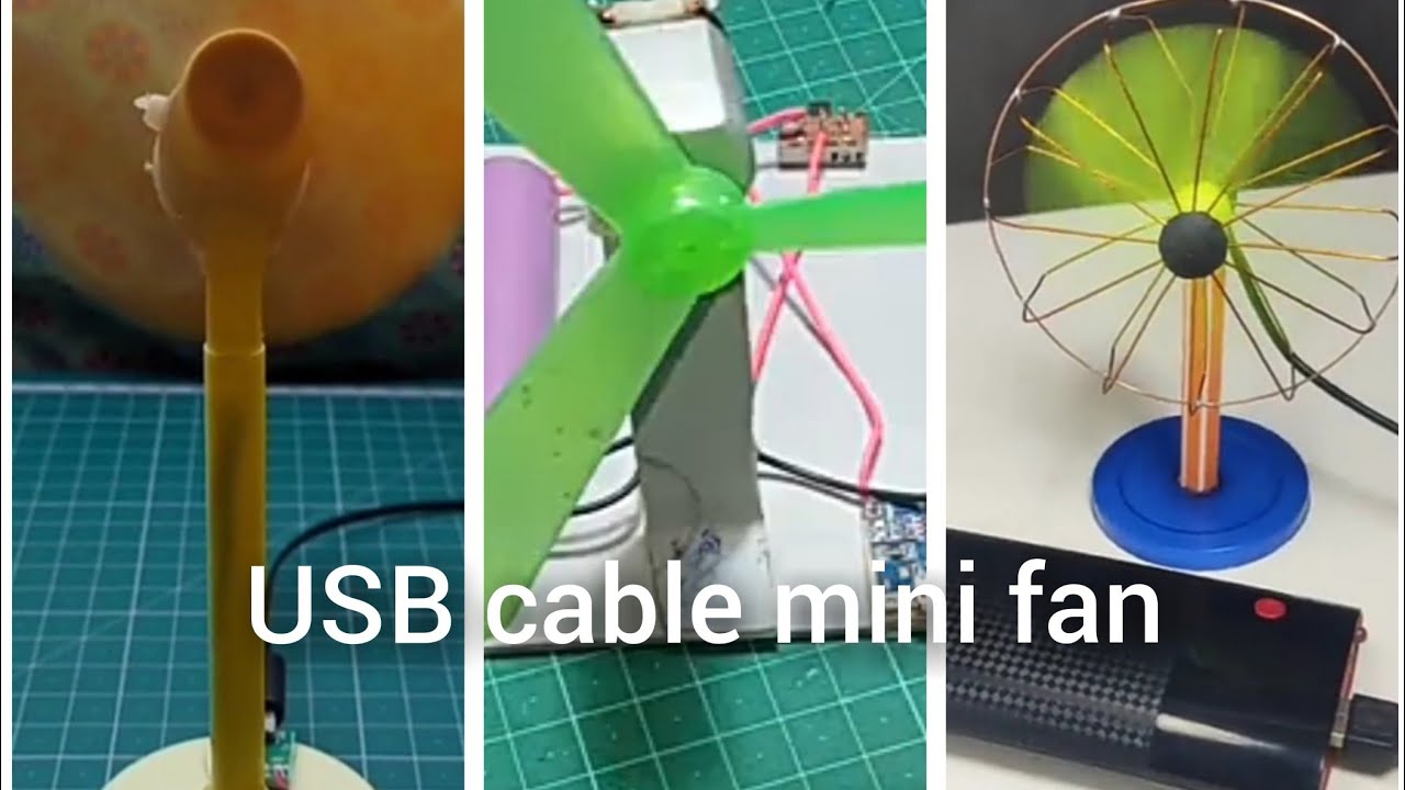###How to make mini fan at home ### - YouTube