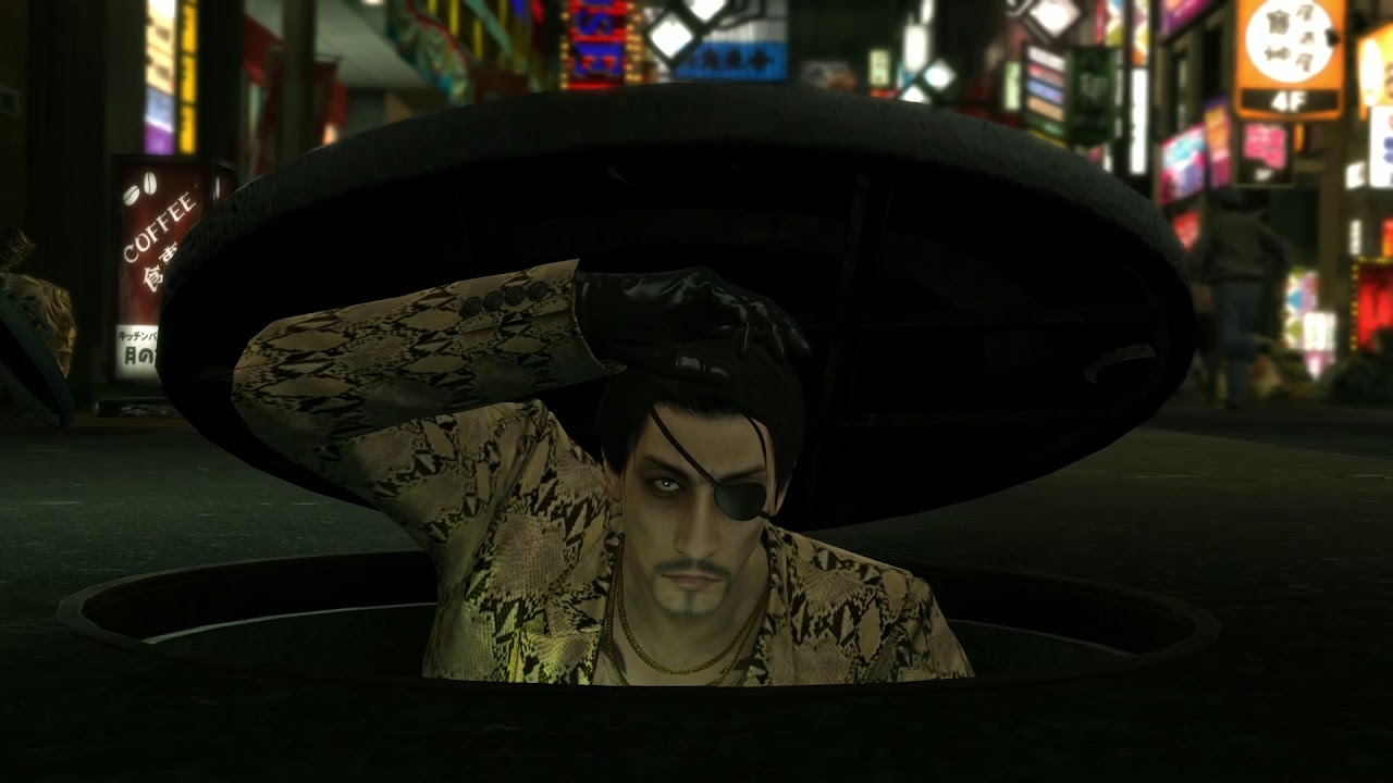 Yakuza Kiwami (PC) Majima from below - YouTube