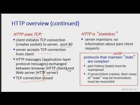 Ch2 part2 Web and HTTP - YouTube