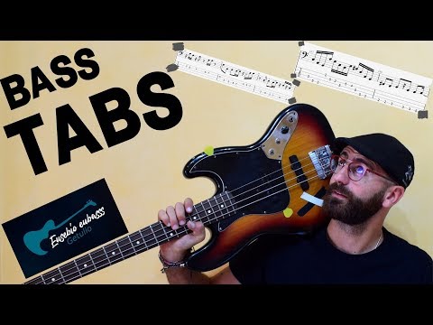 Rolling Stones - Angie BASS COVER + PLAY ALONG TAB + SCORE