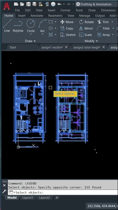 Automatic Layer legend in AutoCAD with AutoLisp #shorts #viral #tutorial - YouTube