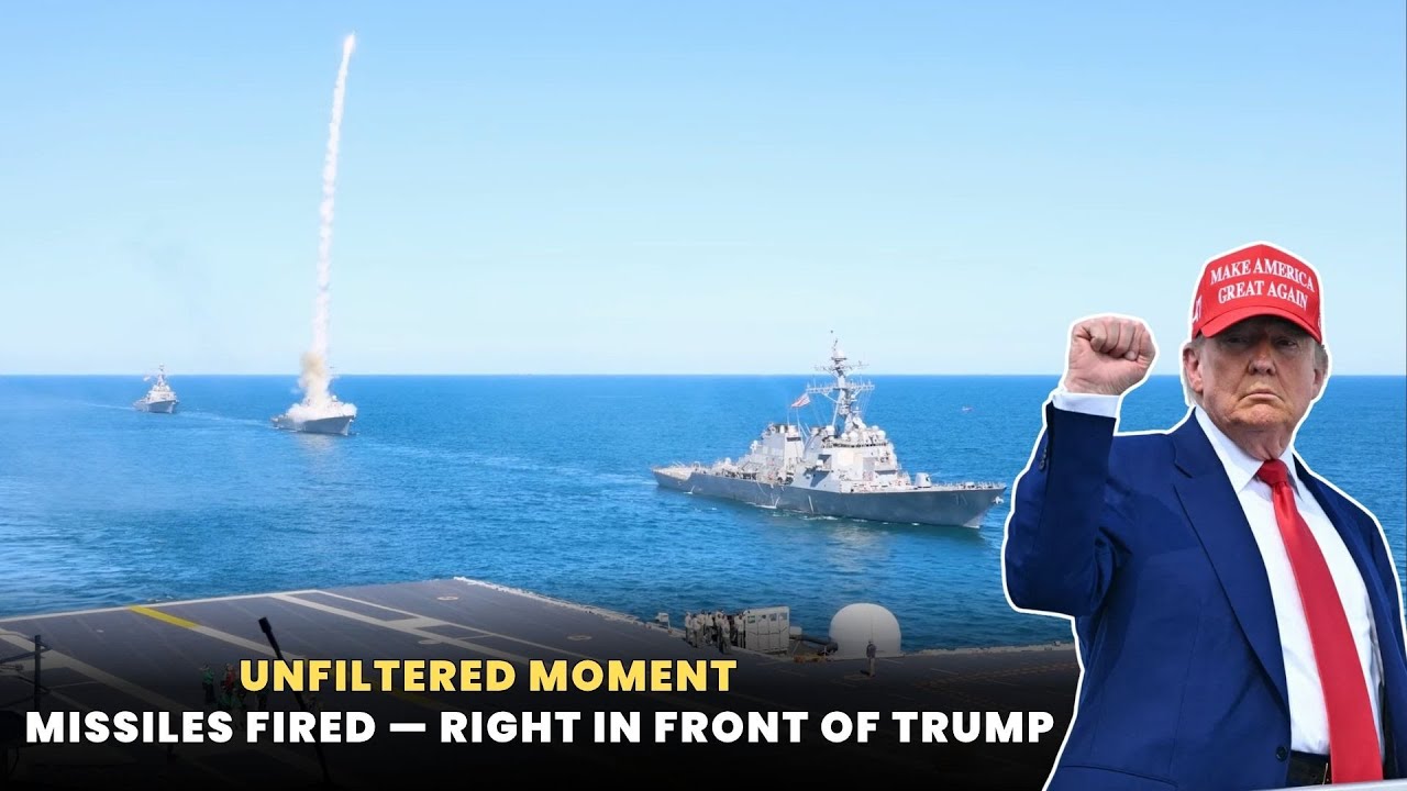 U.S. Navy Destroyers Fire Live Missiles — Rare Presidential Moment at ...