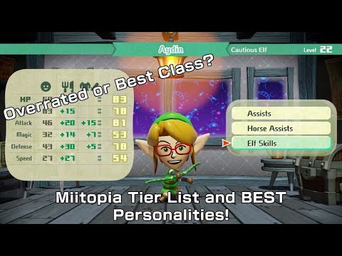 Miitopia Job Tier List - YouTube