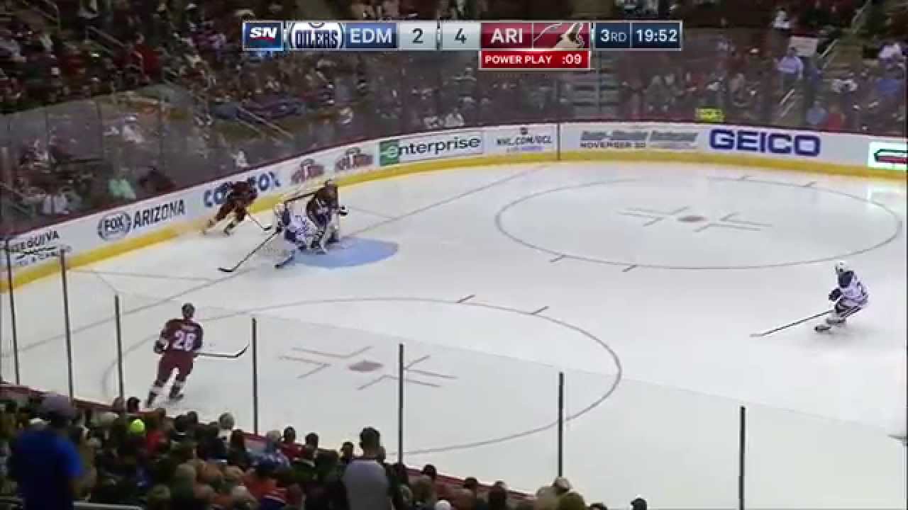NHL 2014 10 15 Edmonton Oilers vs Arizona Coyotes - YouTube