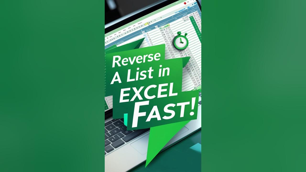 How to Reverse a List in Excel FAST! #ExcelTips #shorts - YouTube