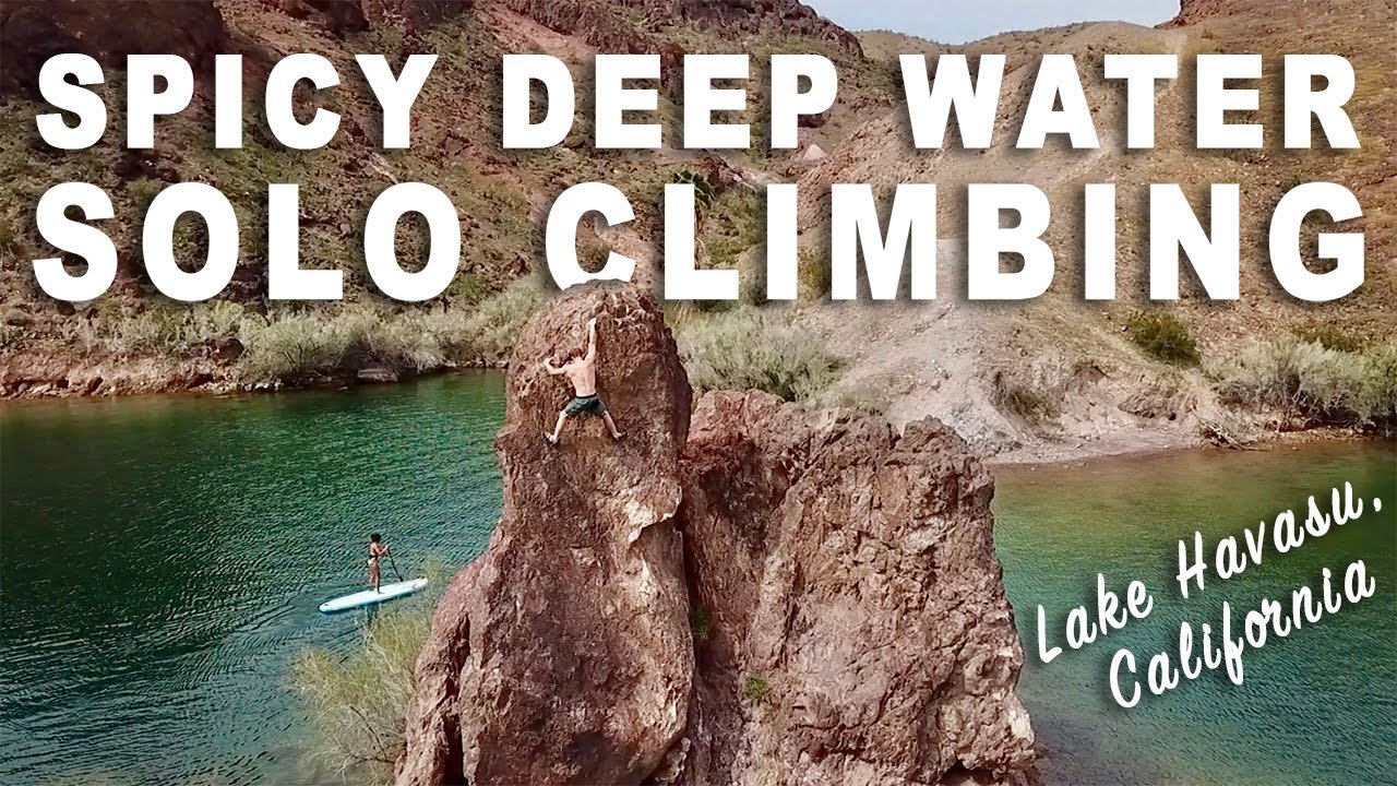 Sketchy Rock Climbing With No Rope...First Ascent? - YouTube