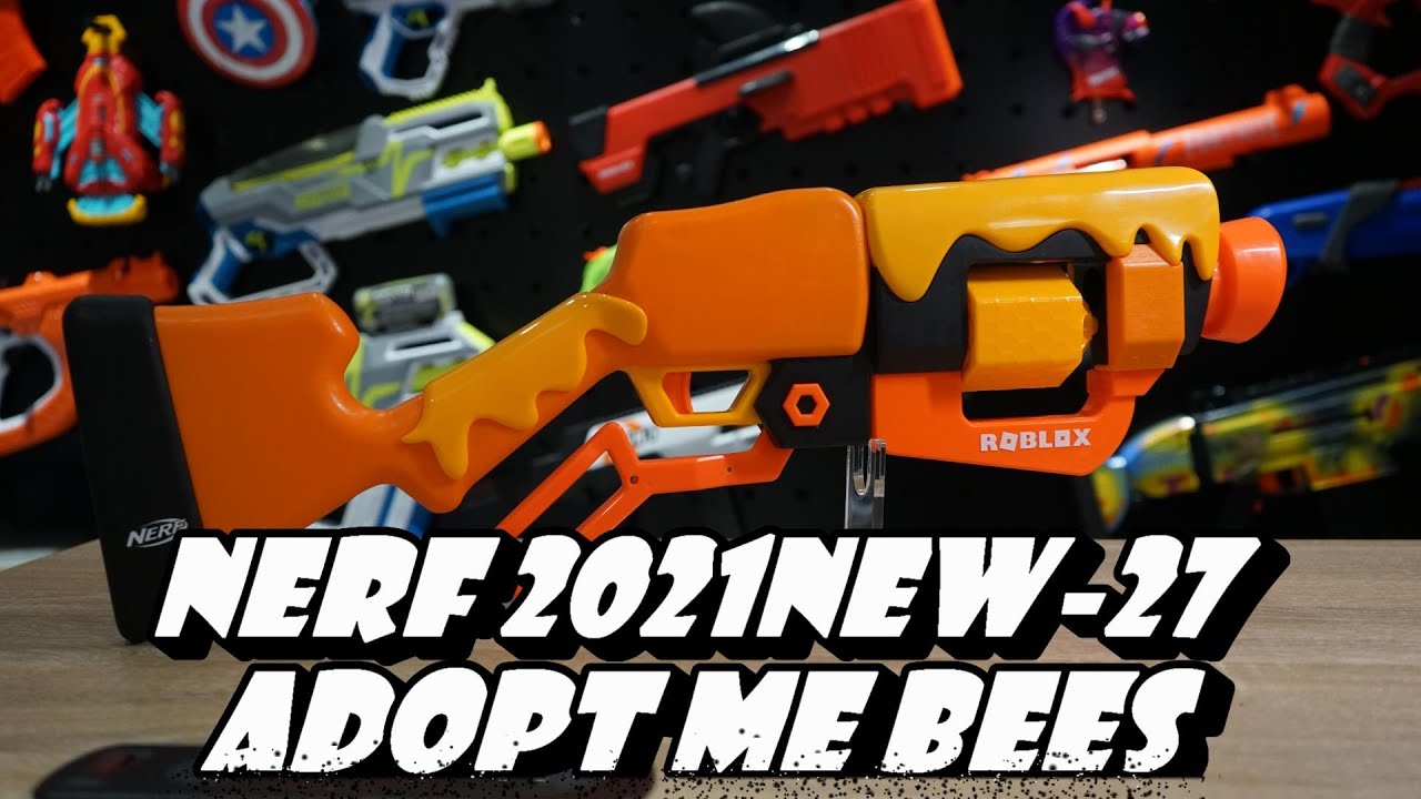 NERF 2021NEW-28 ROBLOX ADOPT ME BEES UNBOXING 開箱 - YouTube
