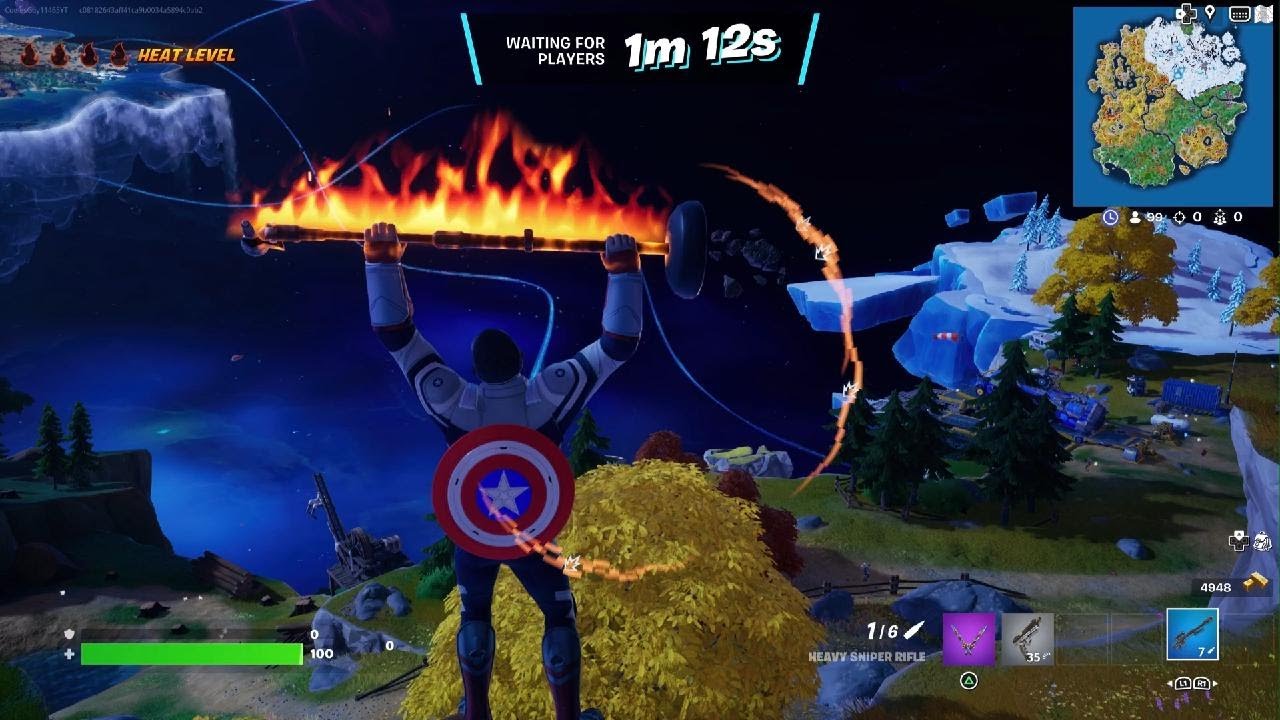 *NEW* CAPTAIN AMERICA SAM WILSON (MCU) SKIN IN FORTNITE PS5 + A VICTORY ...