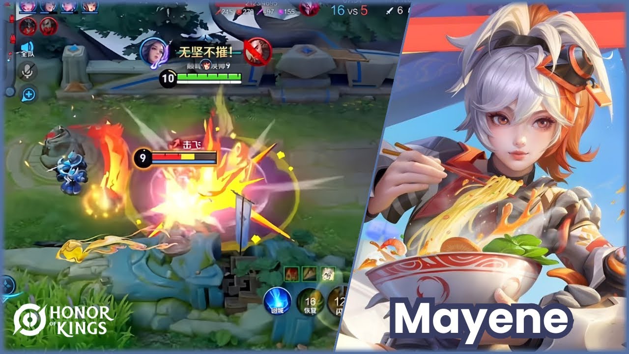 Honor of Kings ( Mayene ) Delusion of Food themed skin | Server China ...