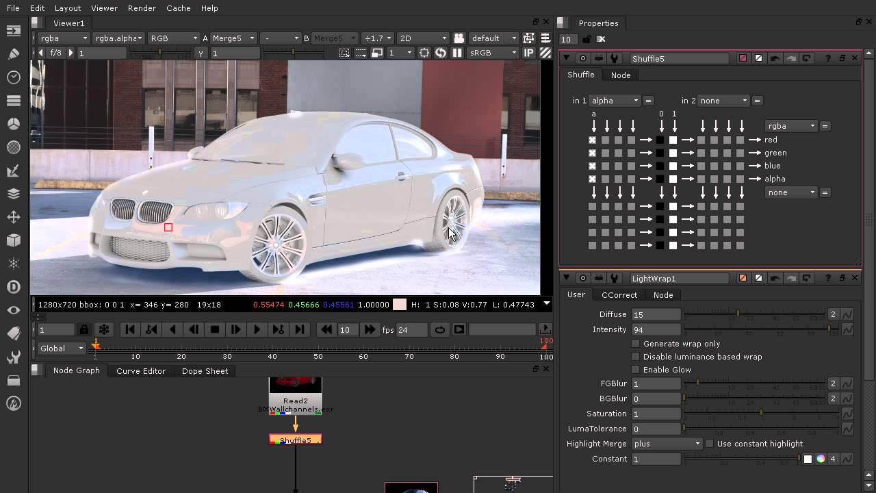 NUKE Top Tip: Make Better Composites by Adding a Lightwrap - YouTube